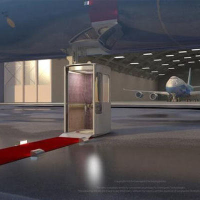 How Rich People Board Their Private Jets: Via Elevator - Core77