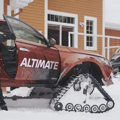 Beyond Snow Tires: Nissan's AWD Altima-te Features Tank Treads - Core77