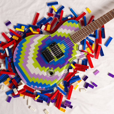 Guitar made from LEGO - aka the "LEGOcaster" - Core77