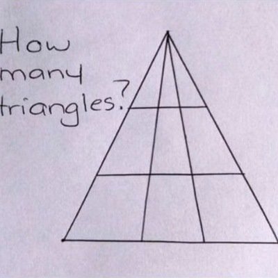 Visual Quiz: How Many Triangles are in This Drawing? - Core77