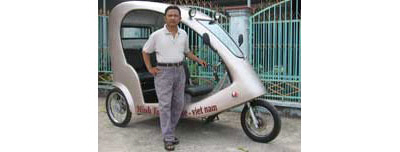 Vietnamese pedicab driver designs a better vehicle - Core77