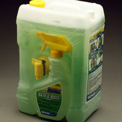 Ecolab's bottle-in-a-bottle package design - Core77