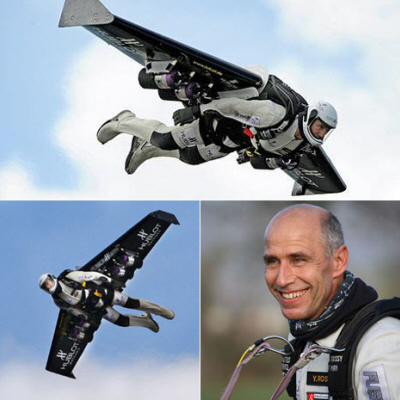 Jet Man crosses the English Channel - Core77