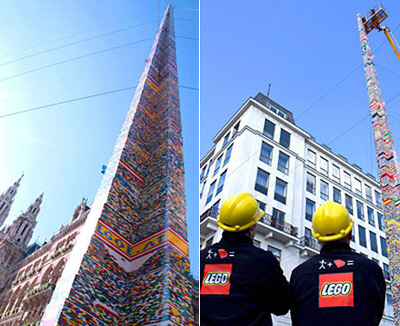 The world's tallest Lego tower - Core77