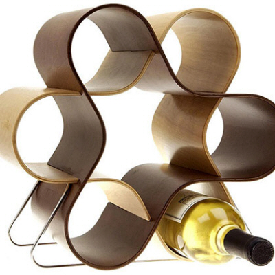 Bent-wood wine rack - Core77