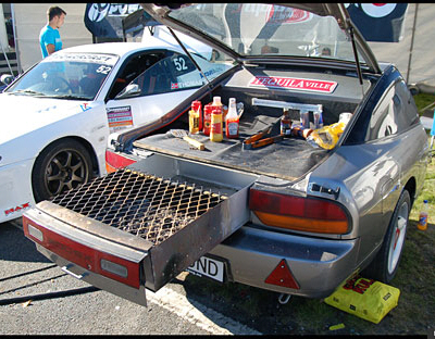 Tailgate BBQ Set-up. Doesn't get better than this, folks. - Core77