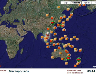 NORAD tracks Claus - Core77