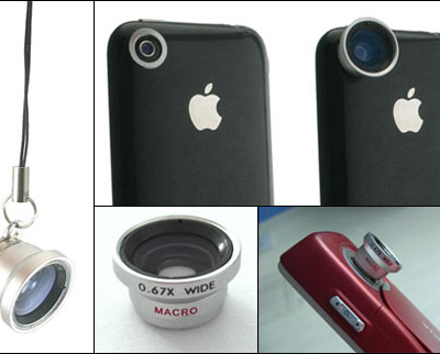 Magnetic iPhone camera lenses - Core77