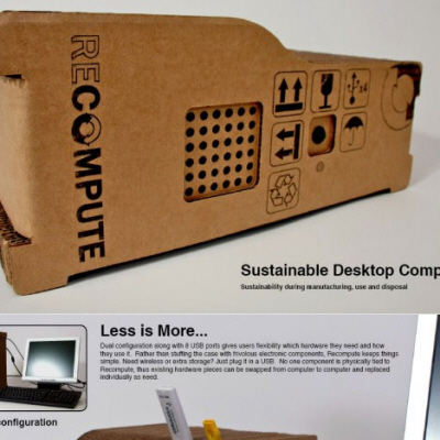 Greener Gadgets TOP 50 Highlight: "Recompute"computer tower made out of ...