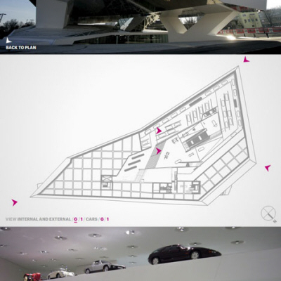 Interactive floorplans of various "high design" structures - Core77