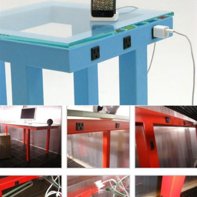 Bklyn Designs 2009: TMRnyc's wired table - Core77