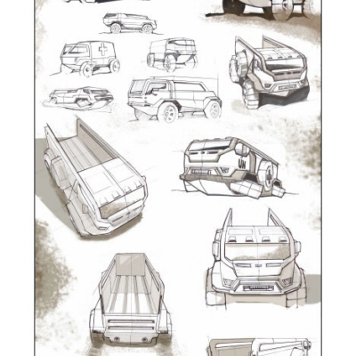 Adam Schacter's small and large vehicle designs - Core77