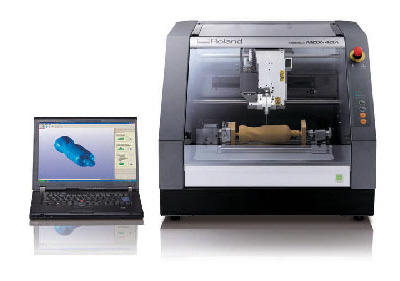 RP machines continue shrinking: Roland's compact 4-axis milling machine ...