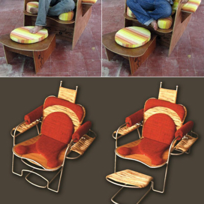 Indian sitting style chair design - Core77