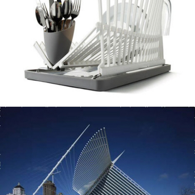 Dish rack inspired by architecture - Core77