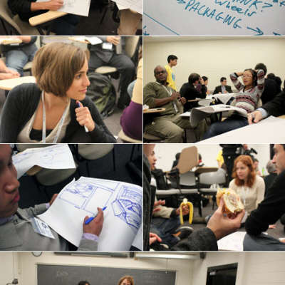 Core77 Live 1 Hour Design Challenge at 'A Better World by Design'