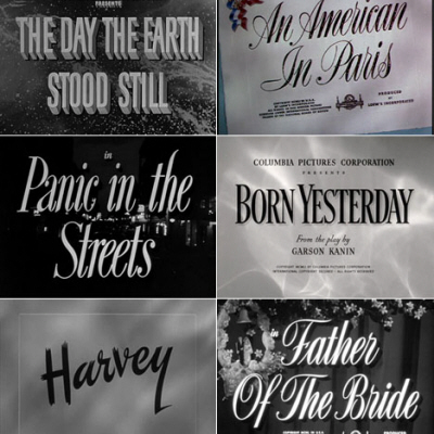 "Masterpieces of hand-lettering:" Movie title cards of yore - Core77