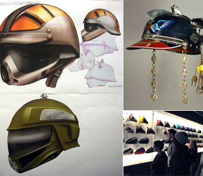 Design students collaborate with Harley-Davidson on "The Helmet Project ...