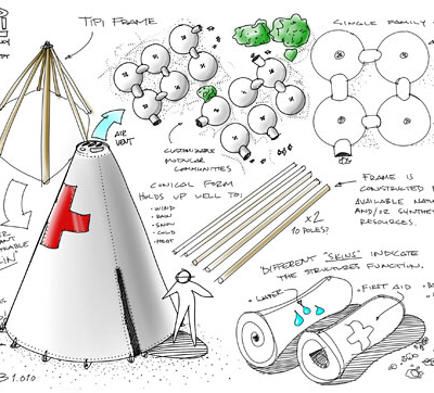 1 Hour Design Challenge: More emergency shelters! - Core77