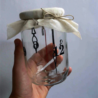 This Just Inbox: Clock in a jar - Core77