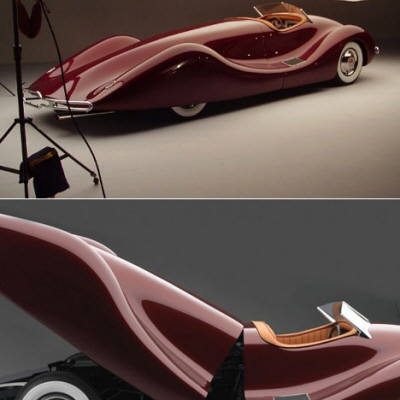 Rare example of extreme streamlining show car resurfaces after 60 years ...