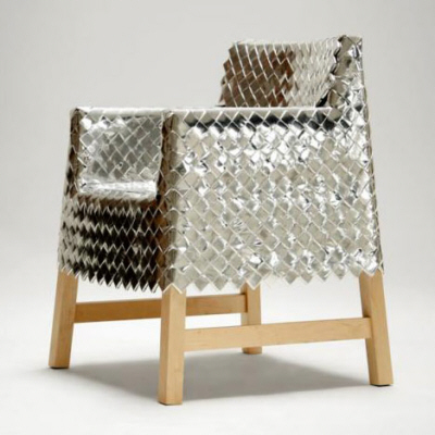 Godoy's "Snowjob" Chair: Candy wrappers never get recycled? - Core77