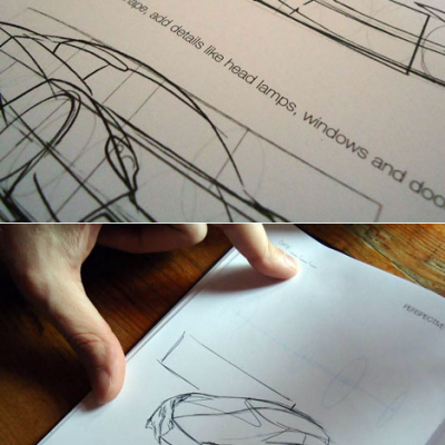 I Draw Cars Sketchbook & Reference Guide - Core77