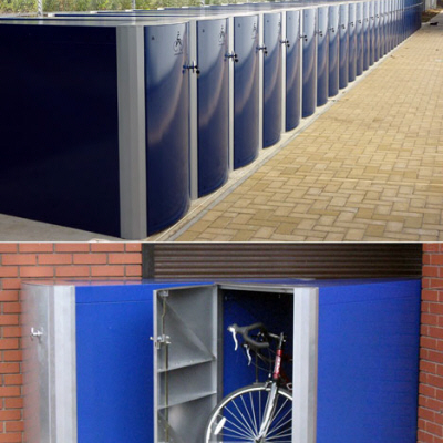 Velo-Safe Bike Lockers - Core77