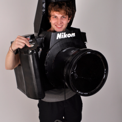 Fully Functional Nikon Camera Costume by Tyler Card - Core77