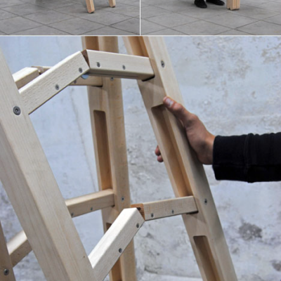 Space-Saving Design: Company and Company Take the Folding Ladder ...