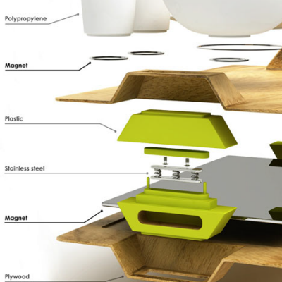 Ryan Jongwoo Choi's No-Spill Magic Tray Concept - Core77