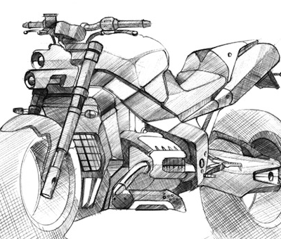 Teaching A Designer New Tricks: Motorcycle Renderings by Adityaraj Dev ...
