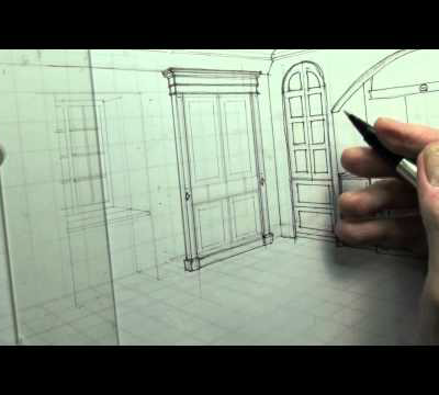Perspective Drawing Time Lapse - Core77