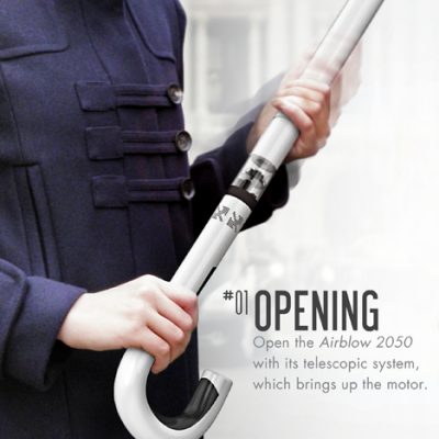 Quentin Debaene's Dyson-Powered Invisible Umbrella Concept - Core77