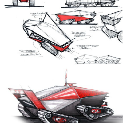 Congrats to the Winner of our Redesign Santa's Sleigh 1HDC! - Core77
