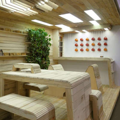 A Modular Office Pop-Up Office... Made from Reclaimed Pallets - Core77