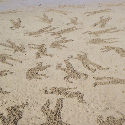 9,000 Sand Sketches Take Over Normandy Beach - Core77