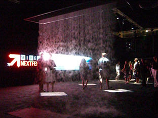 The future is mist curtains with Windows screensavers. (Wired NextFest ...