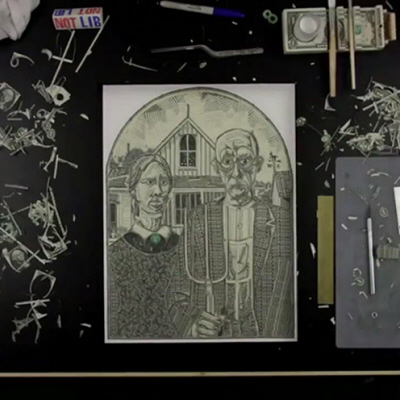 See How Mark Wagner Turns Dollar Bills into Stunning Works of Collage ...