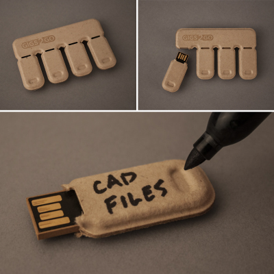 Gigs 2 Go Tear & Share Recycled Paper Flash Drives, Yea or Nay? - Core77