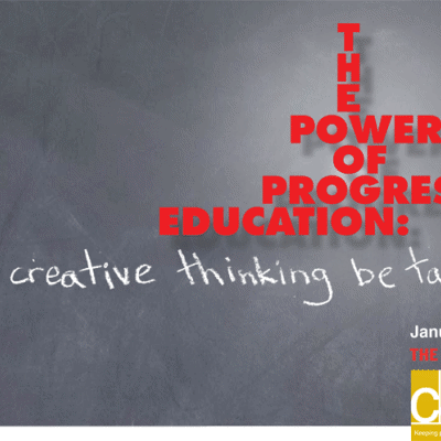 Can Creativity Be Taught? Event Series on Creative Education Kicks off ...