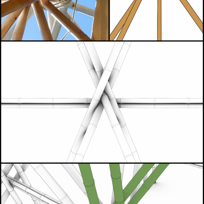 Penda's Fastener-Free, Re-usable Bamboo Structural System - Core77