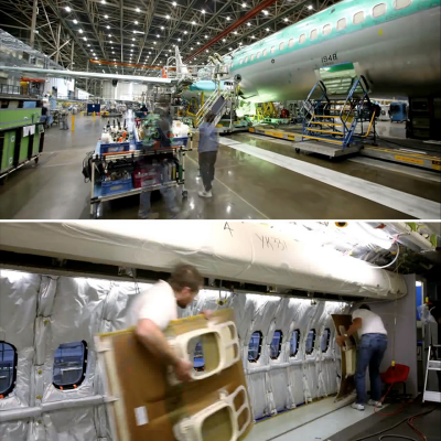 Some Assembly Required: Time-Lapse of a Boeing 737 Coming Together - Core77