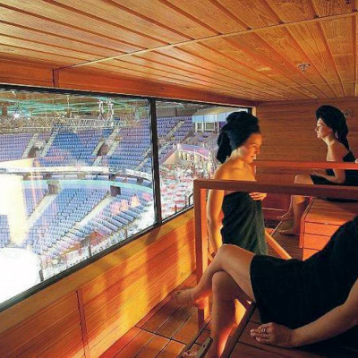 Extreme Stadium Luxury Boxes: This One in Finland's Got a Sauna! - Core77