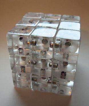 Magnetic Acrylic Rubik's Cube - Core77