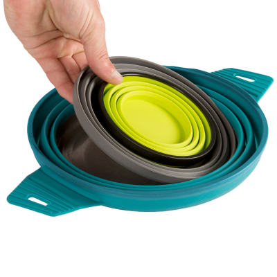 Collapsible Cooking: Sea to Summit's Fold-Flat X-Pots - Core77