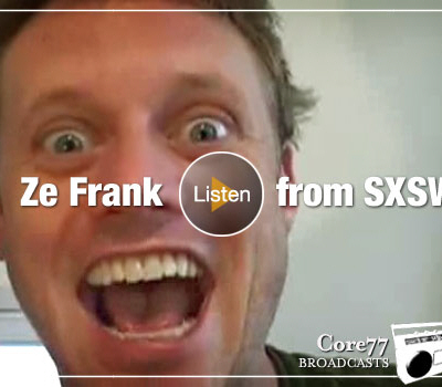 Core77 Broadcast: Ze Frank, interviewed by Alissa Walker