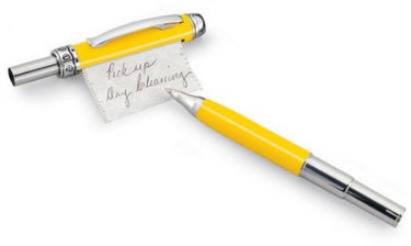 Pen with Integrated Note Paper - Core77