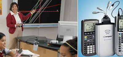 Math class like never before: Texas Instruments TI-Navigator system ...