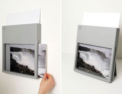 Wall-mounted picture-frame-style printer - Core77